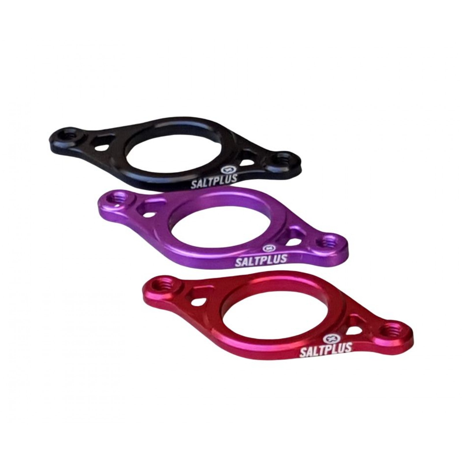 SALTPLUS | Geo Gyro Rotor Plate | Black | BMX Bible Australia