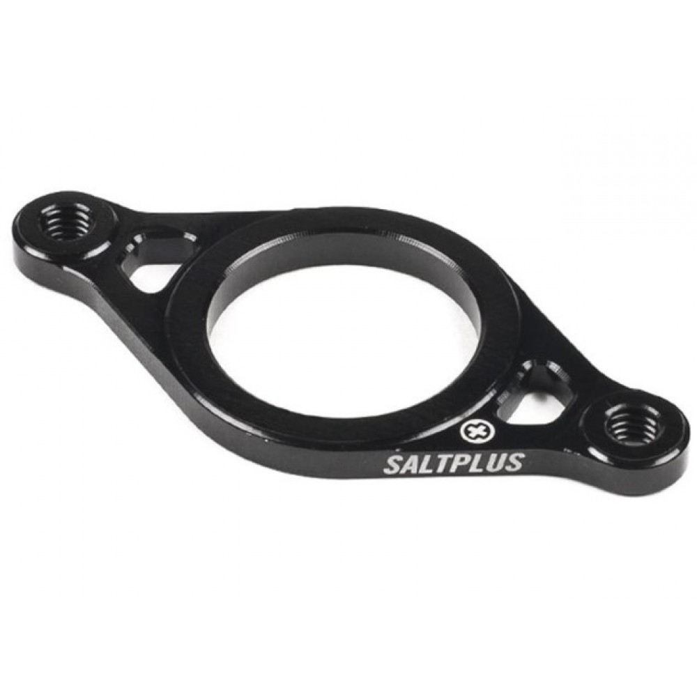 SALTPLUS | Geo Gyro Rotor Plate | Black | BMX Bible Australia