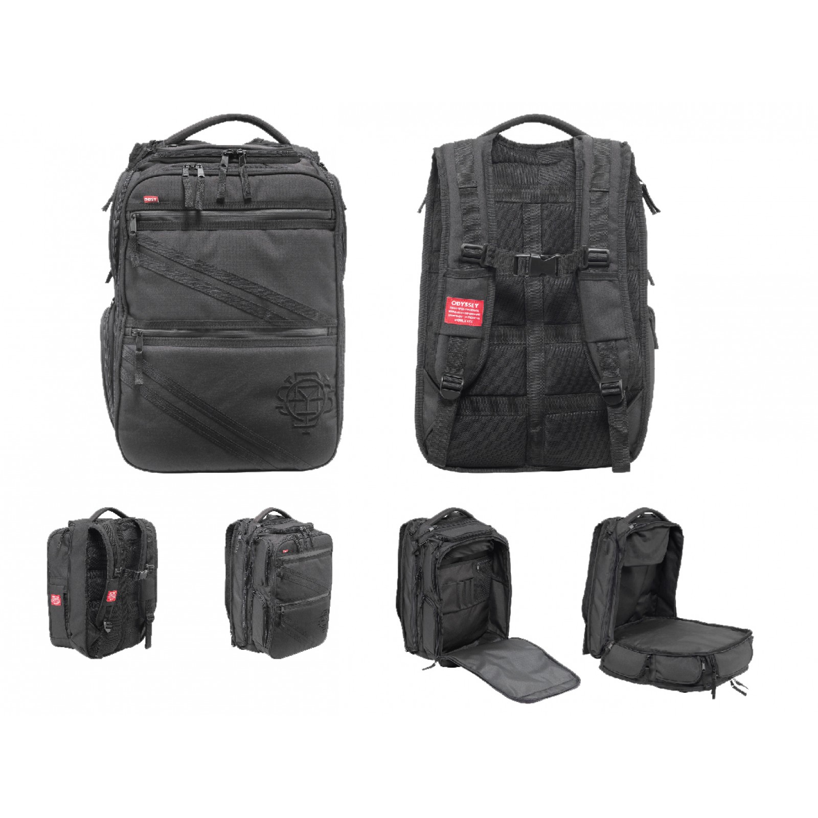 ODYSSEY Monogram Backpack | Black | BMX Bible Australia