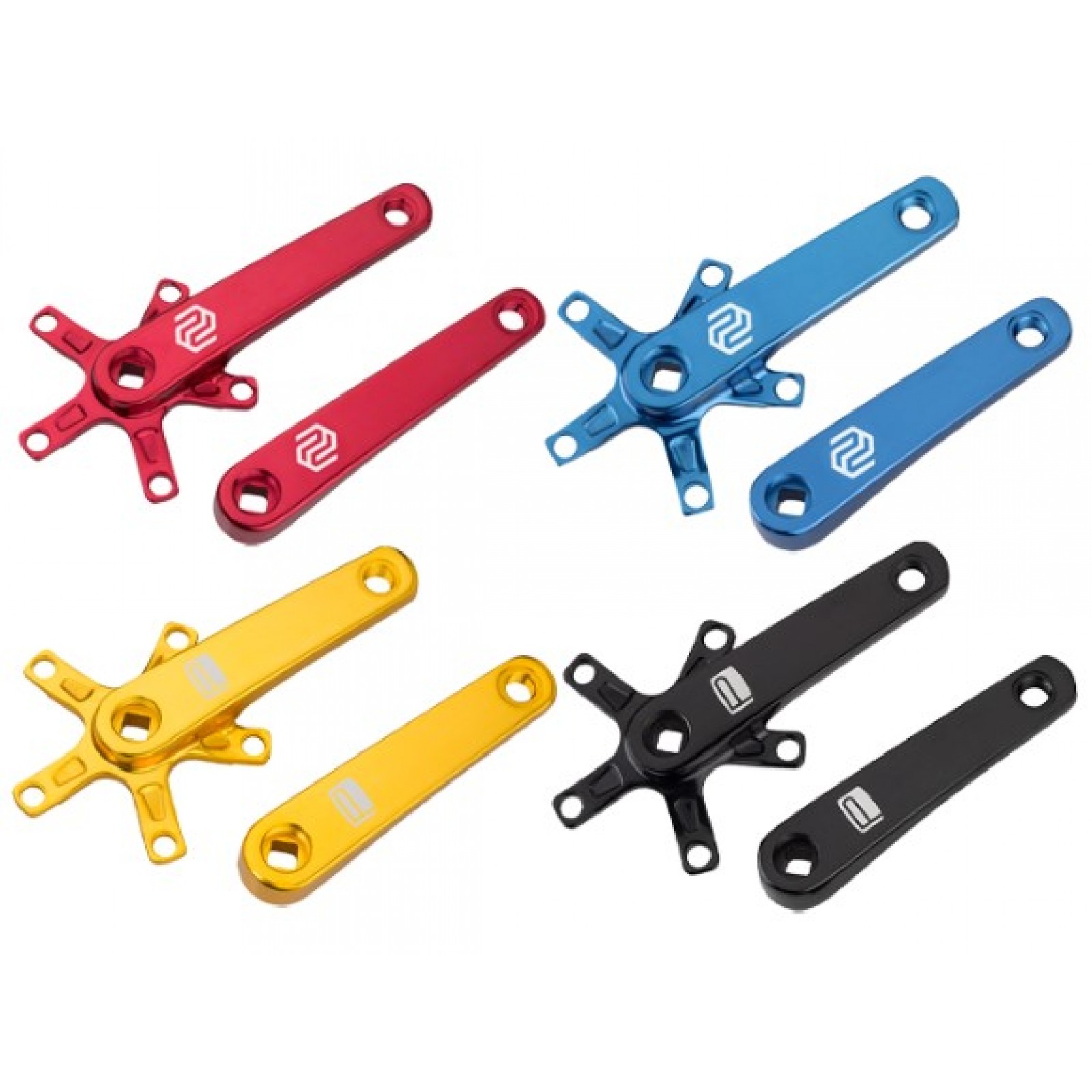 PROMAX | SQ-1 Square Taper Crank Set | 135mm | Gold | BMX Bible Australia