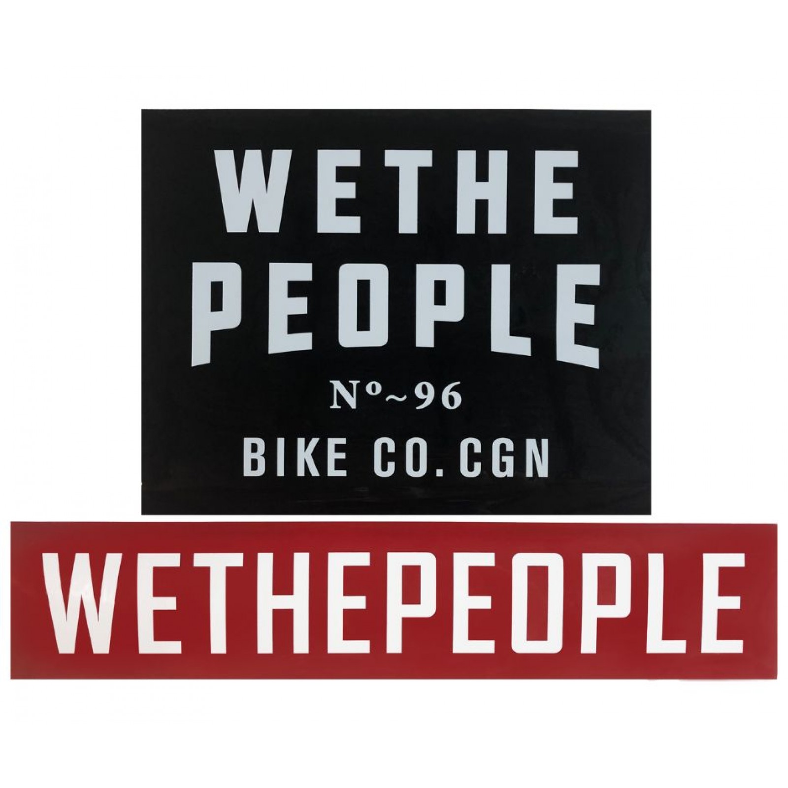 WETHEPEOPLE | Ramp Sticker Set | Red/White and Black/White | BMX Bible ...