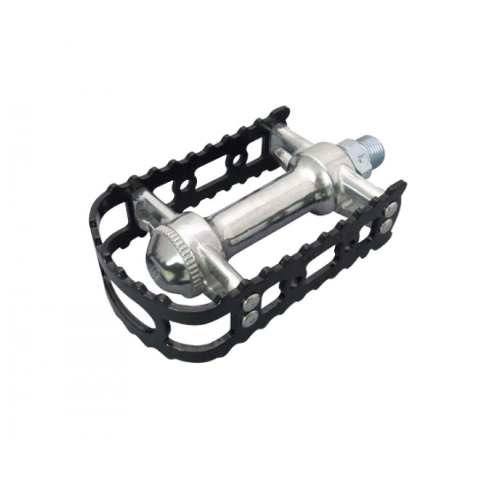 MKS | BM-7 Bear Trap Caged Pedals | 9/16" | Black | BMX Bible Australia
