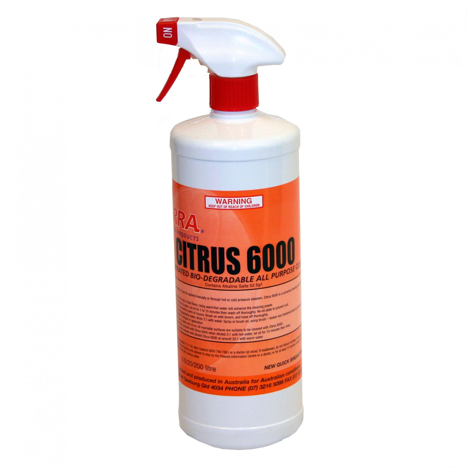 HI-TECH | Citrus 6000 Cleaning Liquid | Clear | BMX Bible Australia