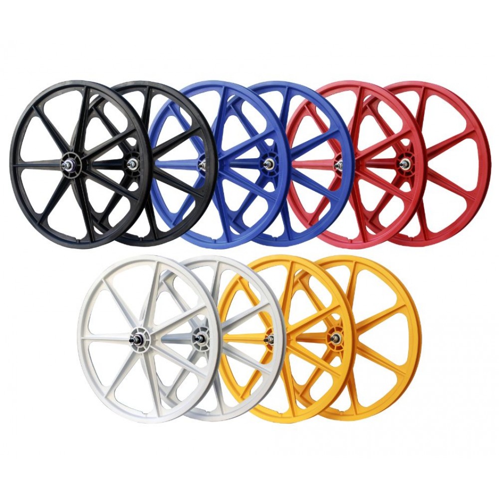 SKYWAY | TUFF 24" Wheel Set | Pair | Blue | BMX Bible Australia