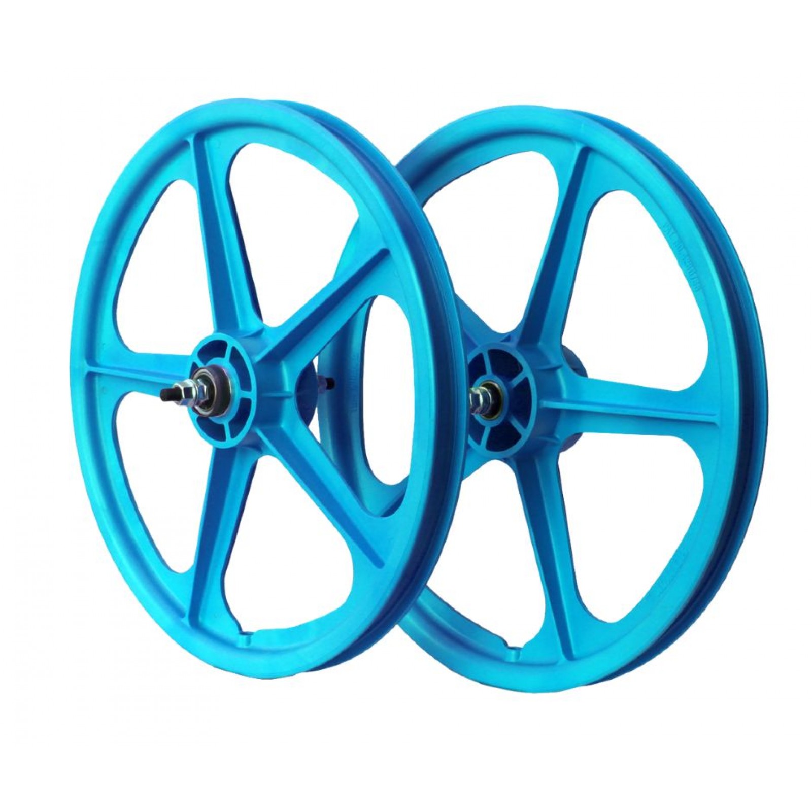 SKYWAY | TUFF II 20" Wheel Set | Pair | Aqua | BMX Bible Australia