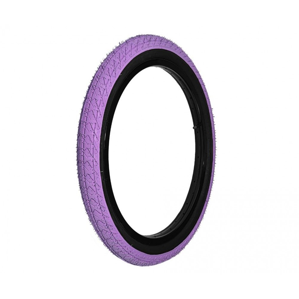 DRS | Arrow FS Coloured Tyre | Purple/Black Wall | BMX Bible Australia