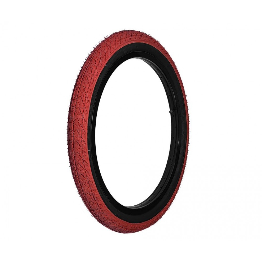 DRS | Arrow FS Coloured Tyre | Red/Black Wall | BMX Bible Australia
